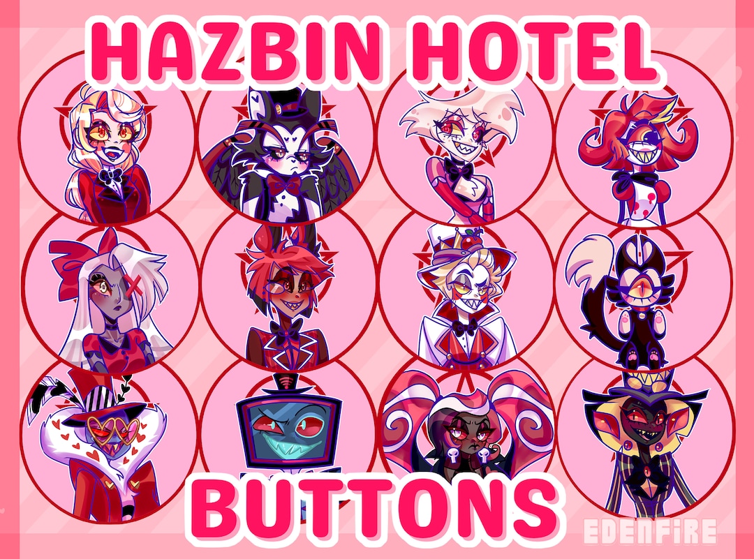 Hazbin Hotel Buttons - [misc.] - Etsy