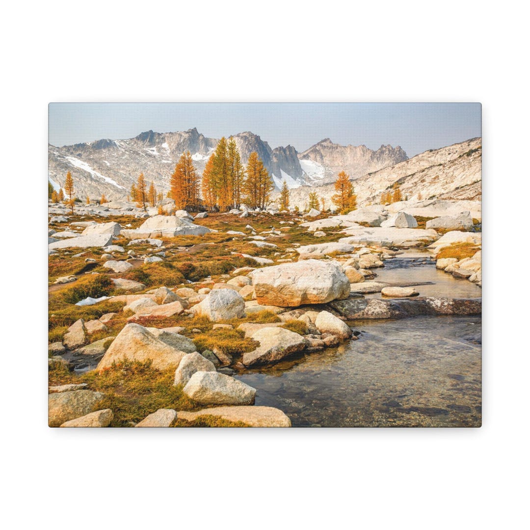 Enchantments, Larches, Autumn Landscape Canvas Art, Nature Wall Decor ...