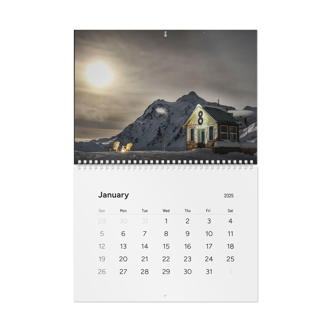 PNW Scenic Nature Wall Calendar 2025 | Monthly Planner, Gift for Nature ...