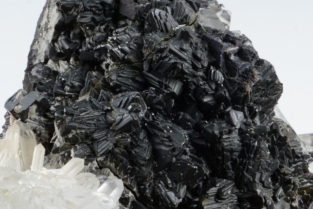Rare Quartz Mineral With Pyrite and Sphalerite - Metallic Crystal ...