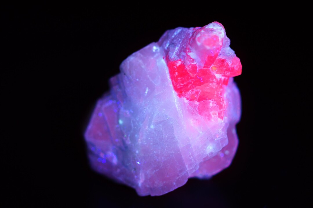 Ruby Crystal Specimen: Afghan Corundum in Matrix - Natural Glow - Etsy