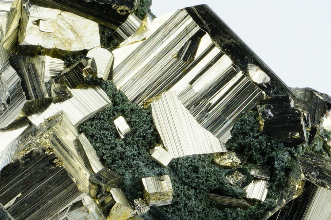 Pyrite and Chlorite Mineral: Raw Crystal Specimen (42g, Bulgaria) - Etsy