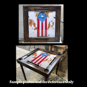 Wooden/wood Domino Table-wahoo Fish-made in USA - Etsy