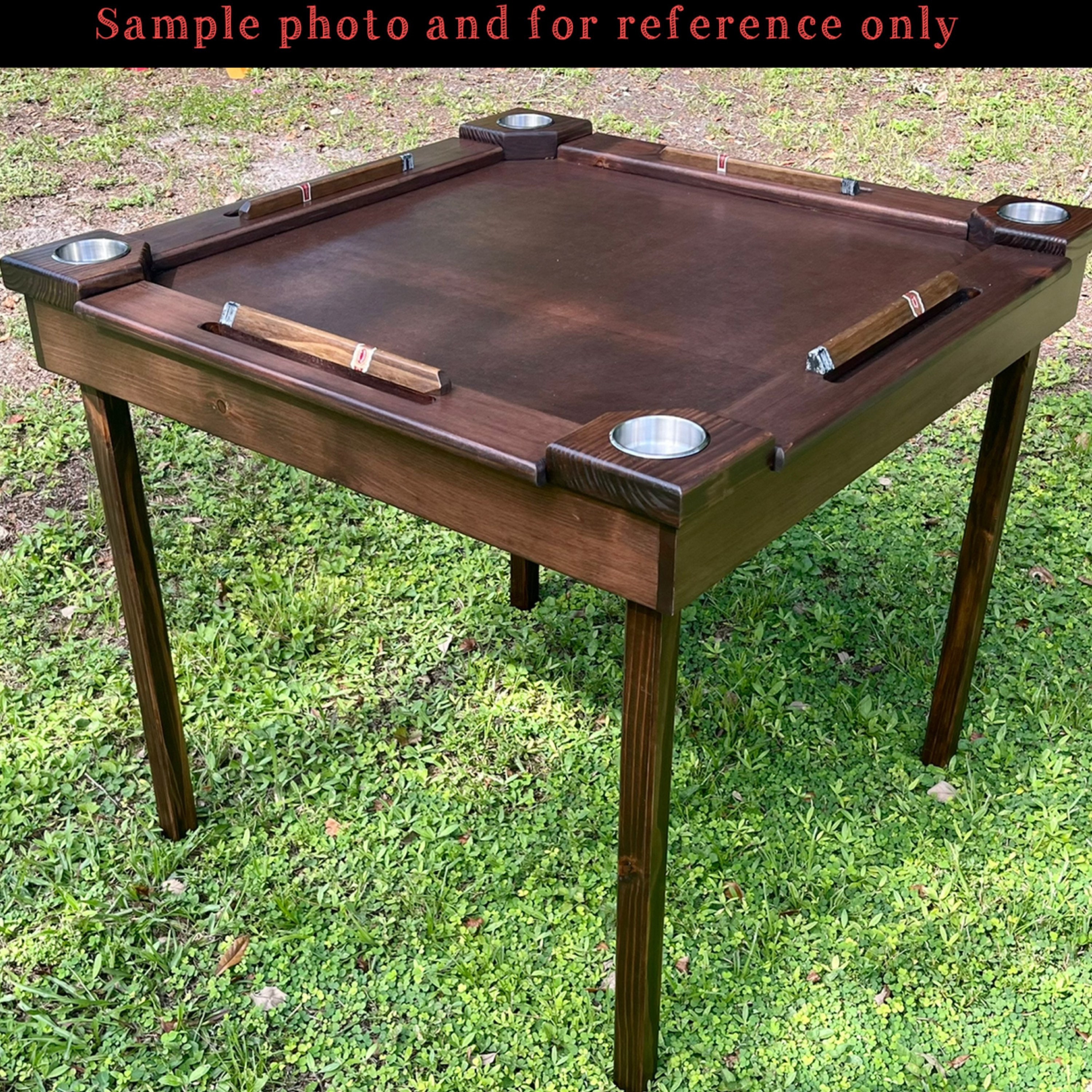 Wooden/wood Domino Table-new York made in USA - Etsy