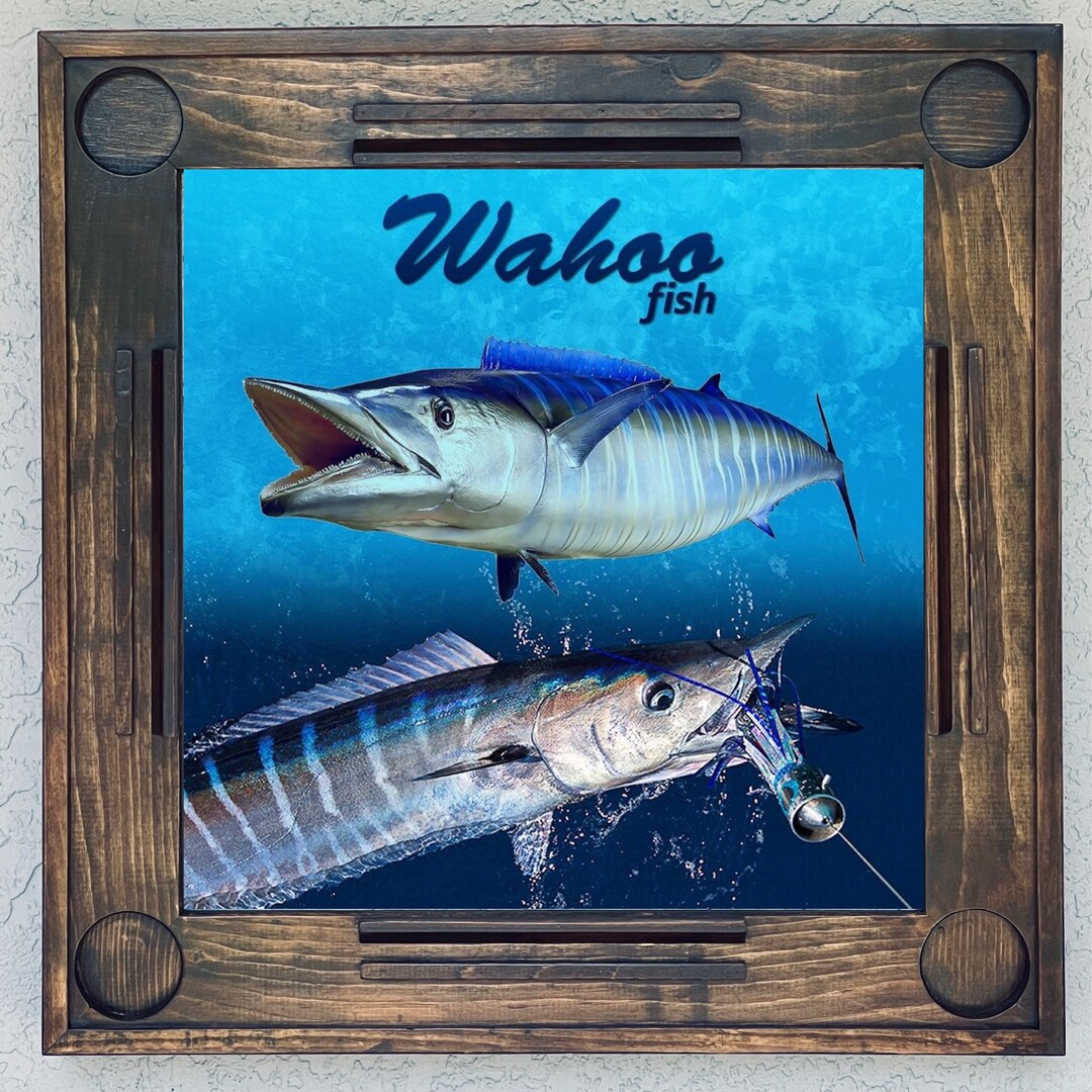 Wooden/wood Domino Table-wahoo Fish-made in USA - Etsy