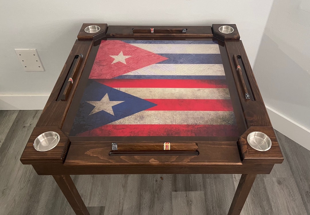 Wooden/wood Domino Table-puerto Rico and Cuba-made in USA - Etsy