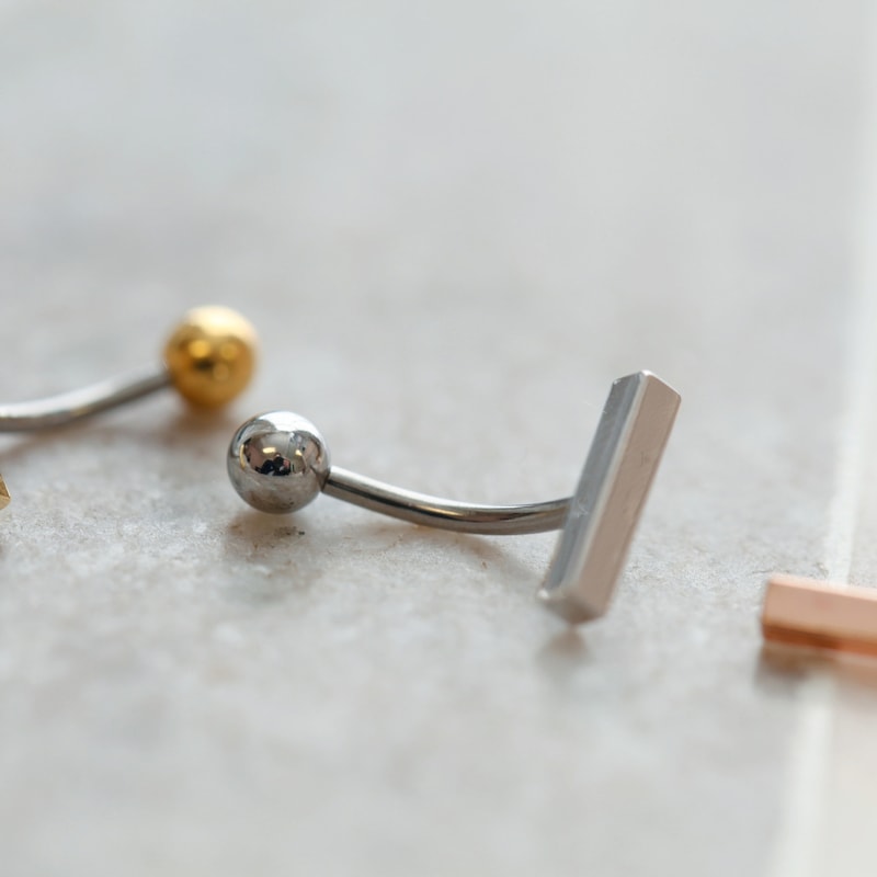 Simple Belly Button Rings - Etsy