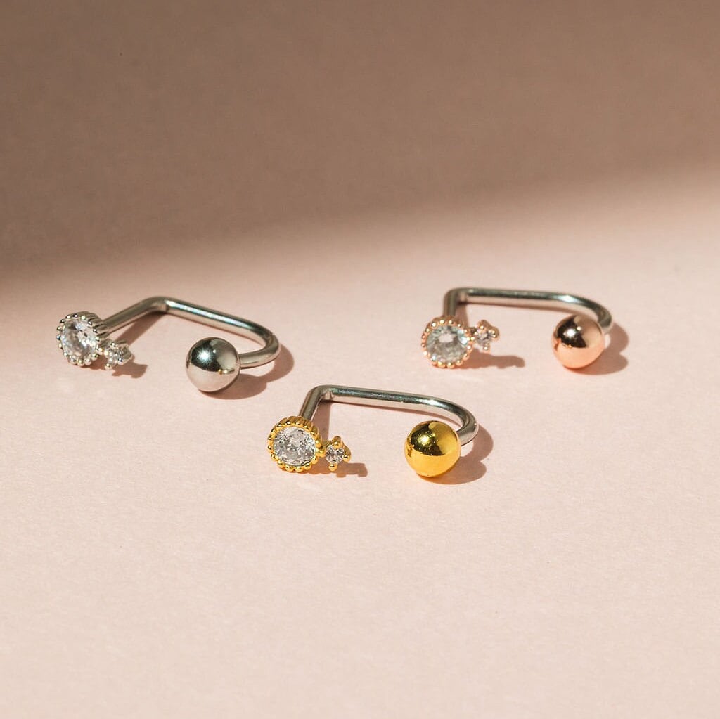 16g Venus Medusa Lip Piercing Lippy Loop Labret Surgical - Etsy