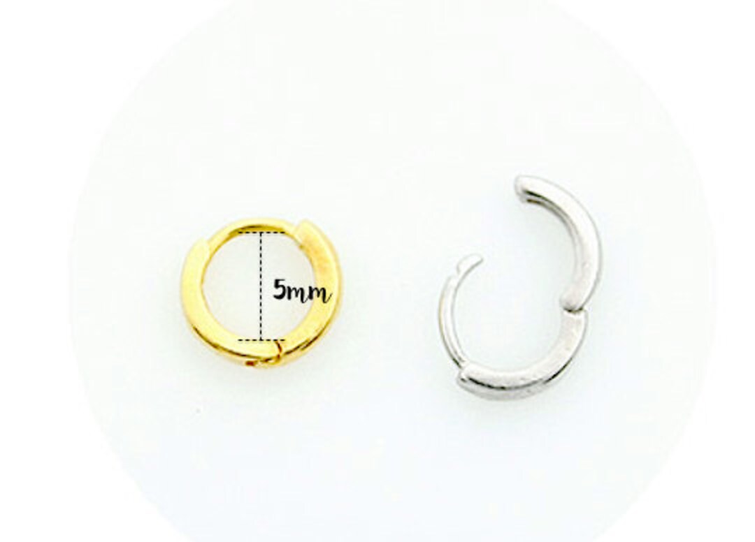 Tiny Cartilage Hoop • 5mm Silver Cartilage Hoop • Gifts for Her ...