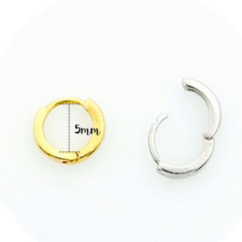 5mm Gold Hoop - Etsy