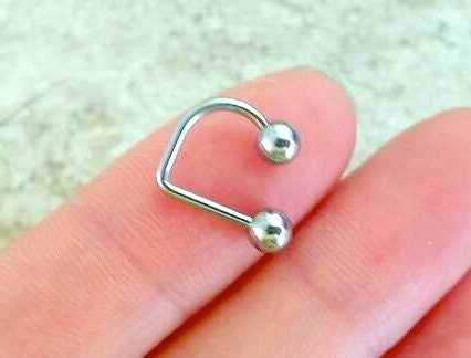 16g Lip Ring Labret 4mm Ball Classic Lip Ring Medusa Lip - Etsy