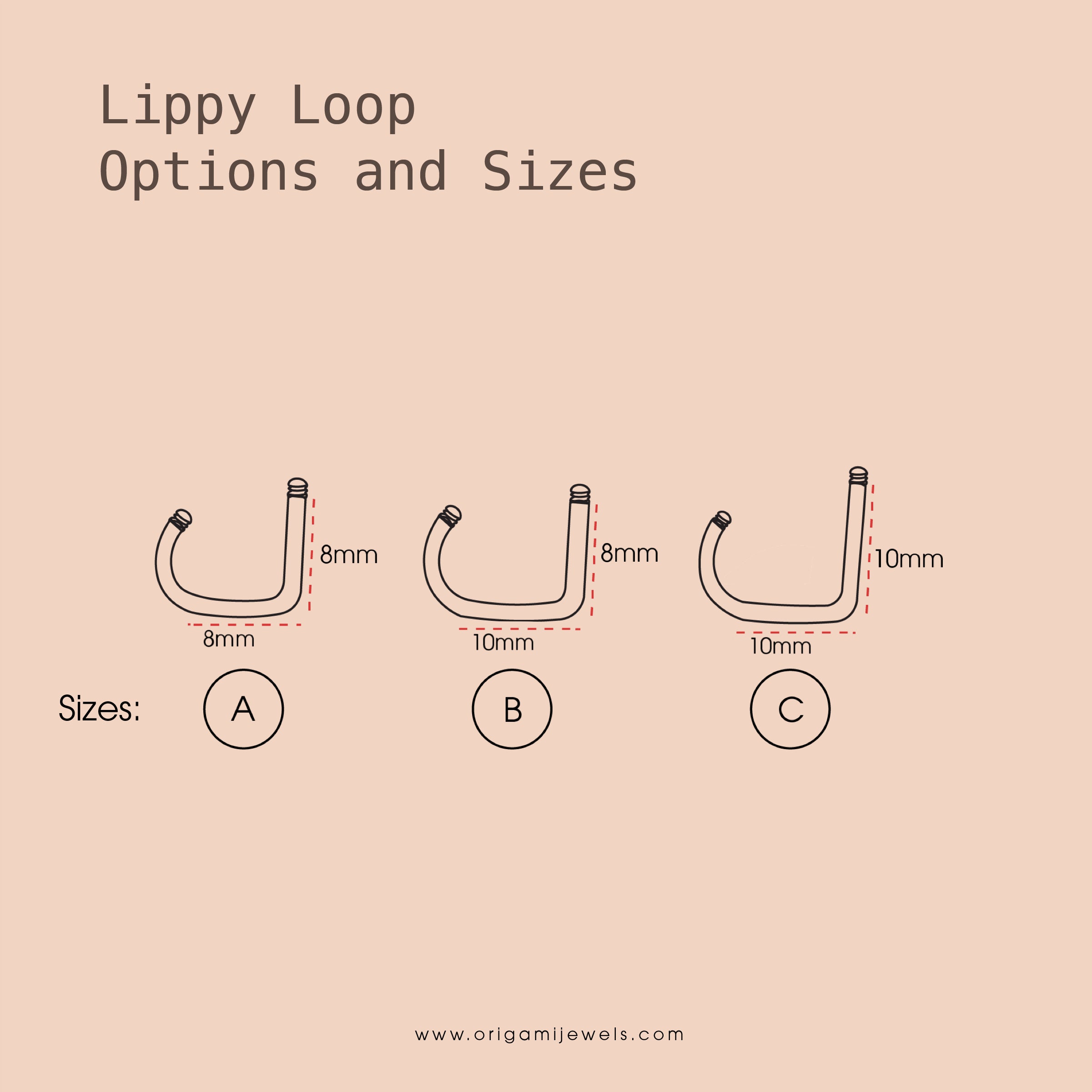 16g Venus Medusa Lip Piercing Lippy Loop Labret Surgical - Etsy