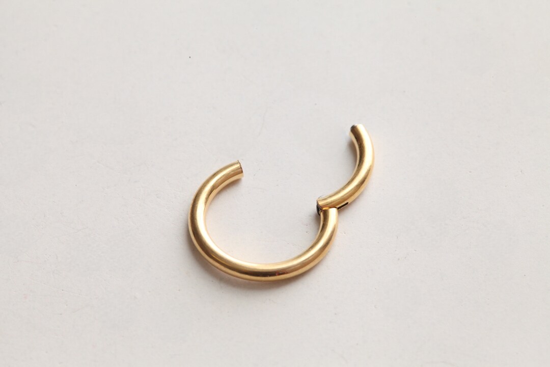 NEW || Tiny Clicker Hoops • 20g Silver Huggie Helix Piercing • 18g ...