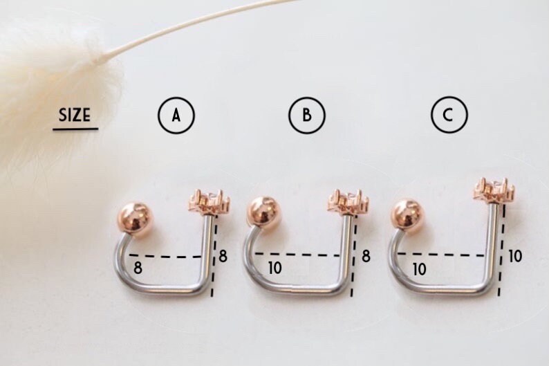 16g Venus Medusa Lip Piercing Lippy Loop Labret Surgical | Etsy