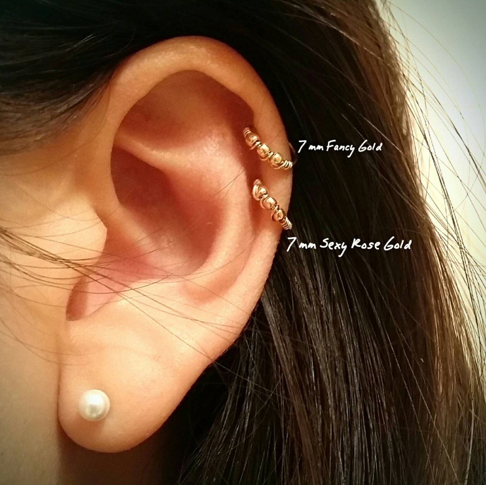Cartilage Earring 14k Gold Filled Tiny Hoops Gold Cartilage - Etsy