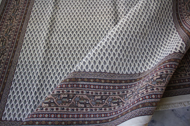 8x10 off White Tribal Rug 8 X 10 Vintage Boho Rug Bohemian - Etsy