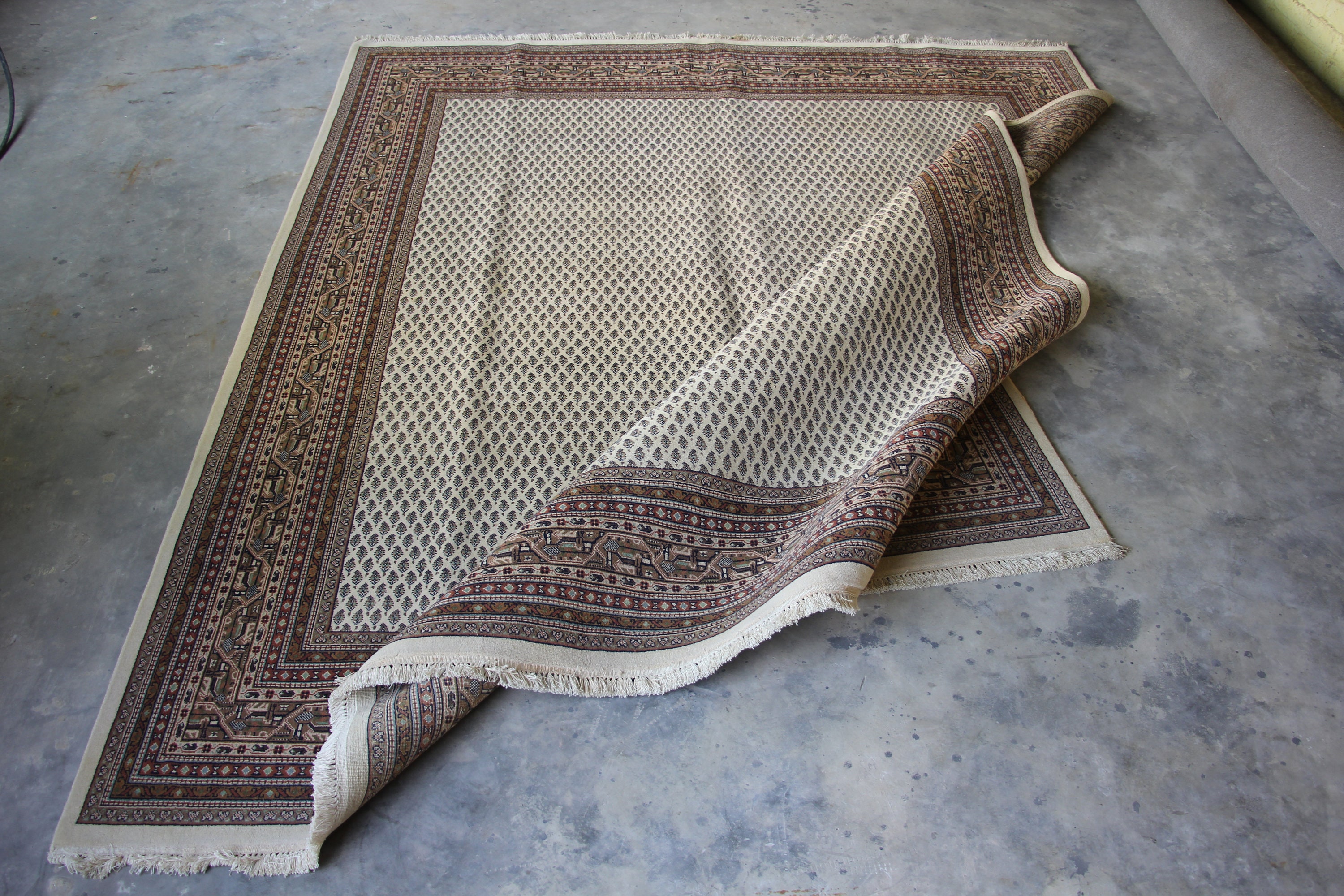 8x10 off white tribal rug 8 x 10 vintage boho rug bohemian | Etsy