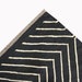 Black and White/off-white Zigzag Rug, Zigzag Area Rug, Bedroom Rug ...