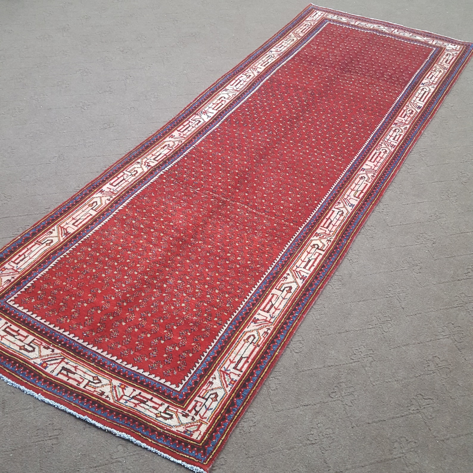 Runner Rug, Red Hallway Rug, Red Runner Rug, Long Rug, Vintage Runner ...