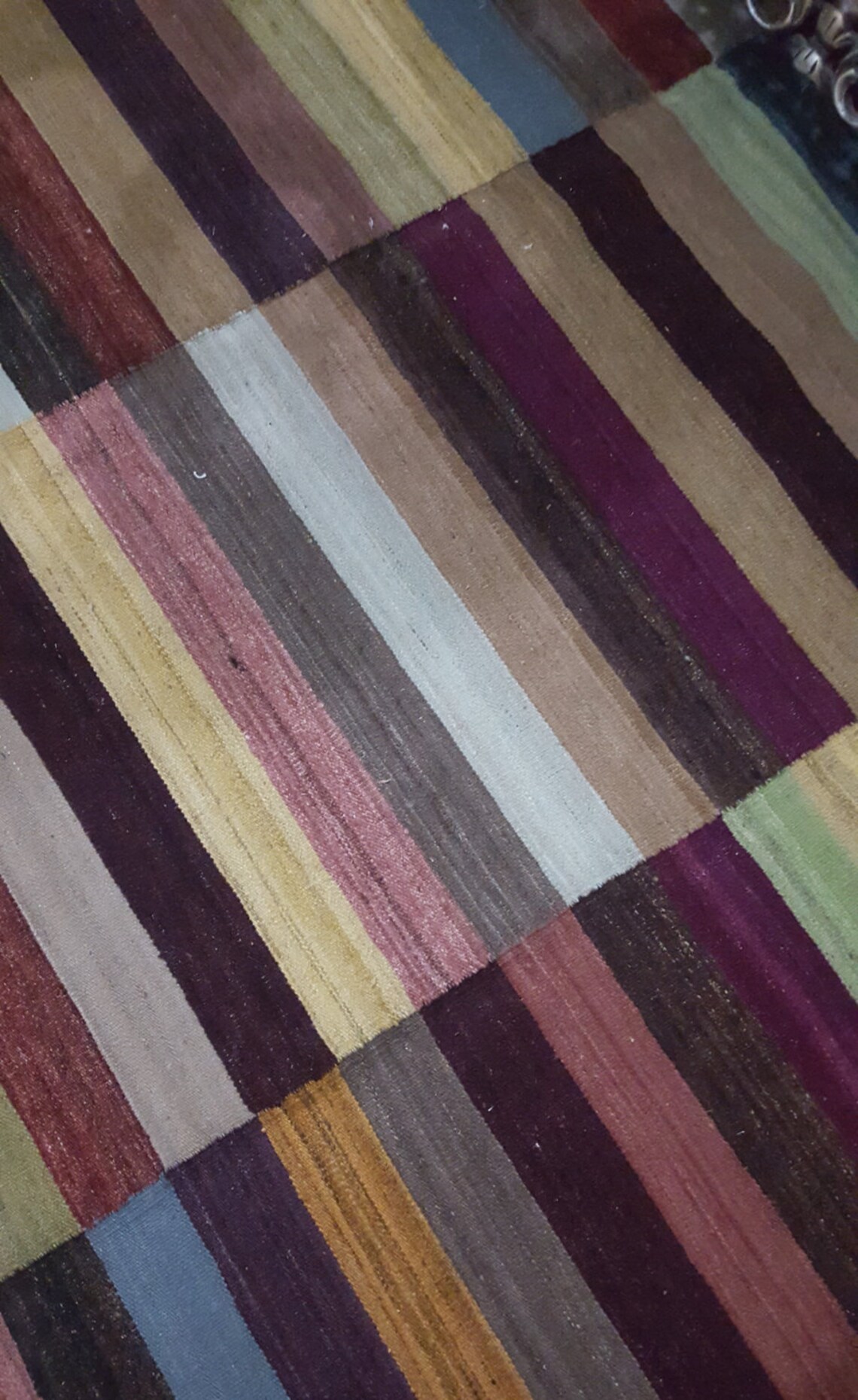 8x10 Area Rug Multicolor Kilim Rug 8x10 Striped Rug Living - Etsy