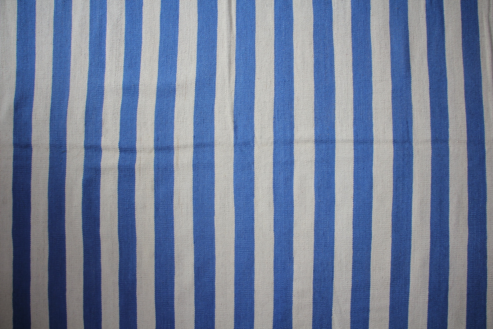 Blue and White Rug Striped Rug Striped Kilim Flatweave Rug | Etsy