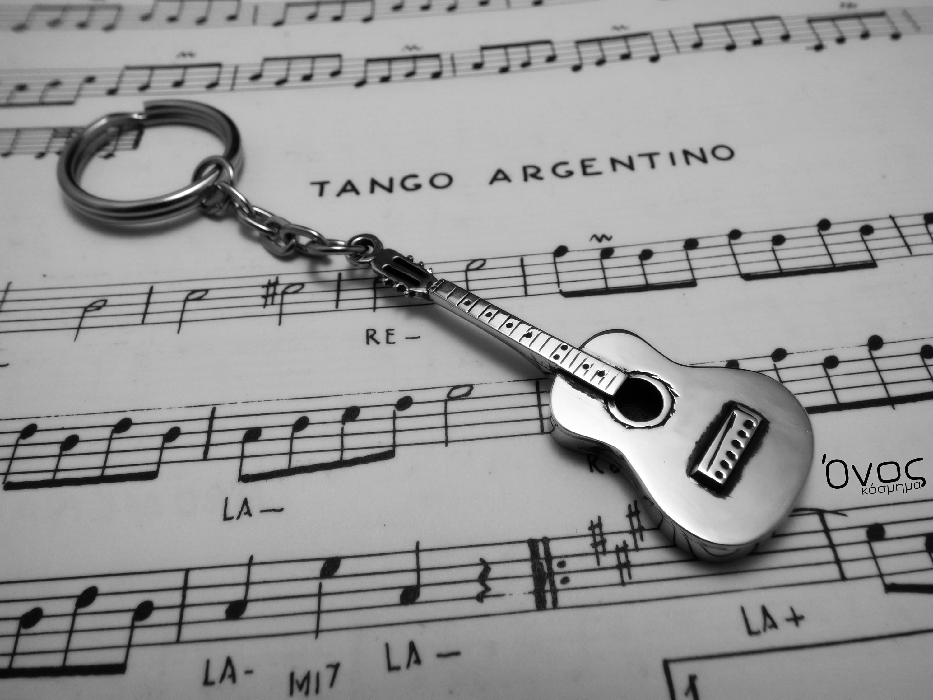 Handmade keychain with musical instrumentsbouzoukiacoustic | Etsy