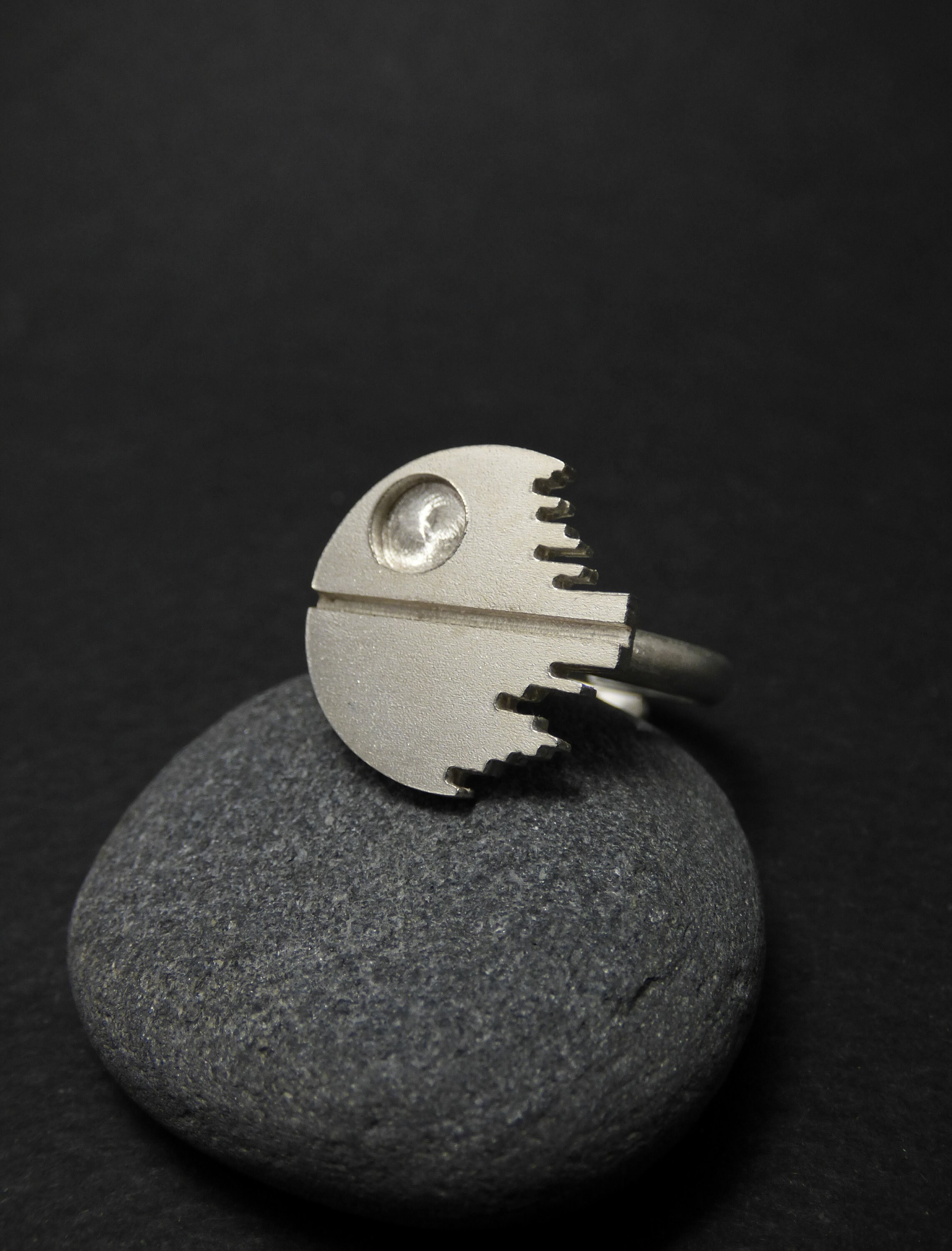 Star Wars Death Star Handmade Silver Plated Ring - Etsy
