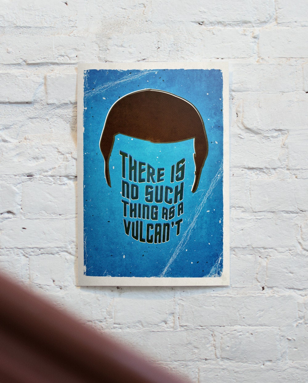 There is No Such Thing as a Vulcan't – Star Trek Digital Pattern Wall ...