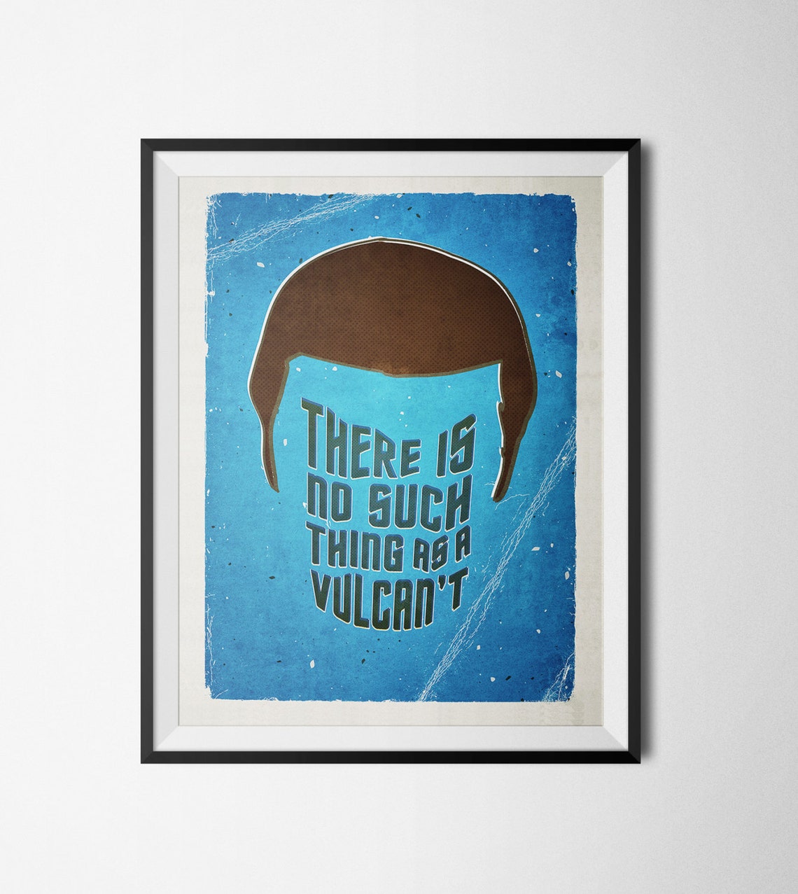 There is No Such Thing as a Vulcan't – Star Trek Digital Pattern Wall ...