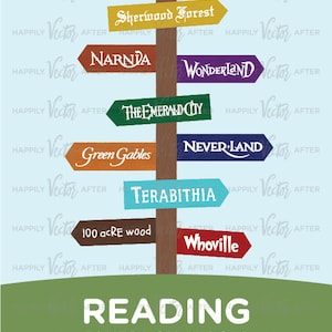 Reading Takes You Places Printable YOUNG READER VERSION, Fictional ...