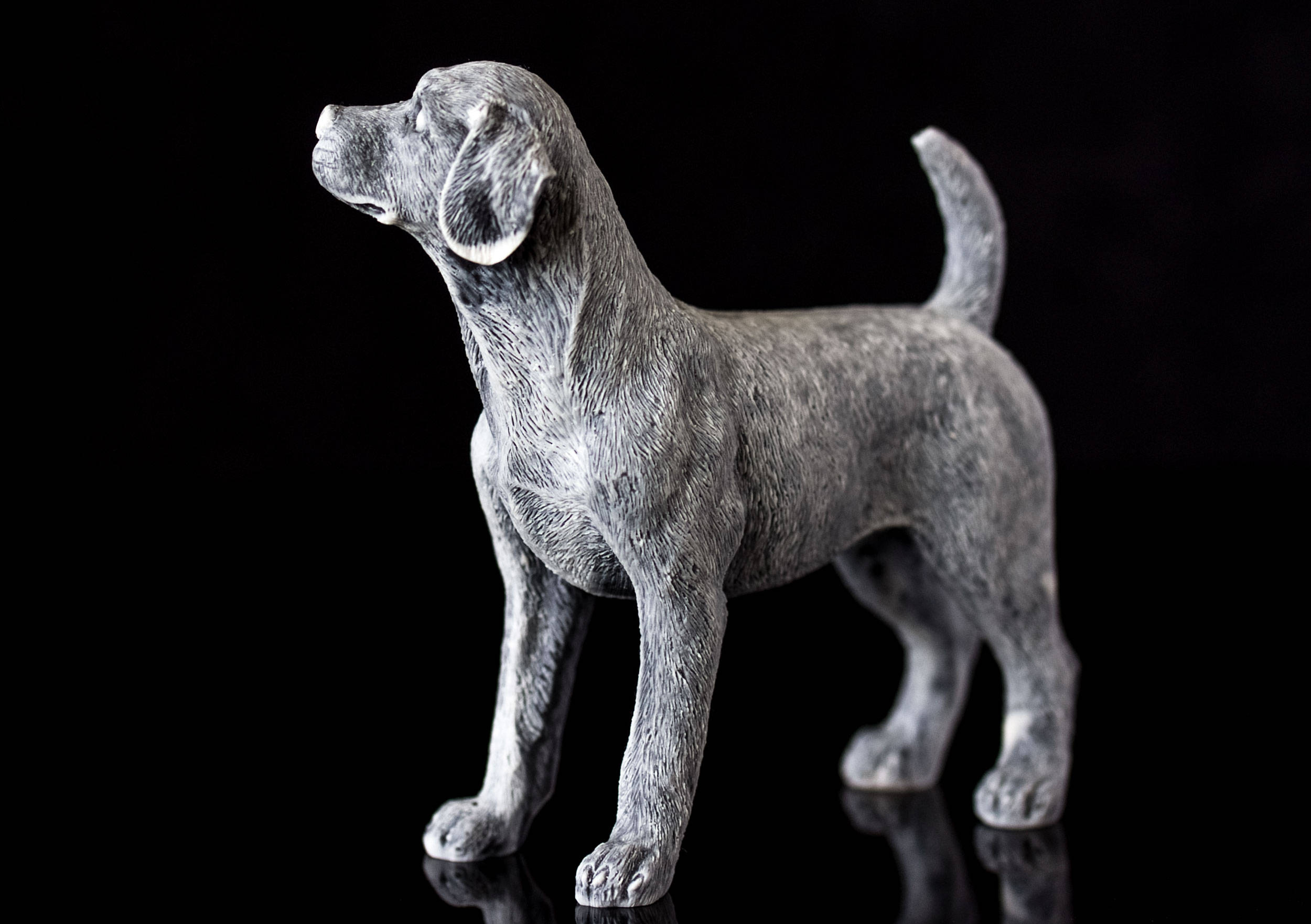 Marble Labrador Retriever Dog Figurine Animal Russian Art | Etsy