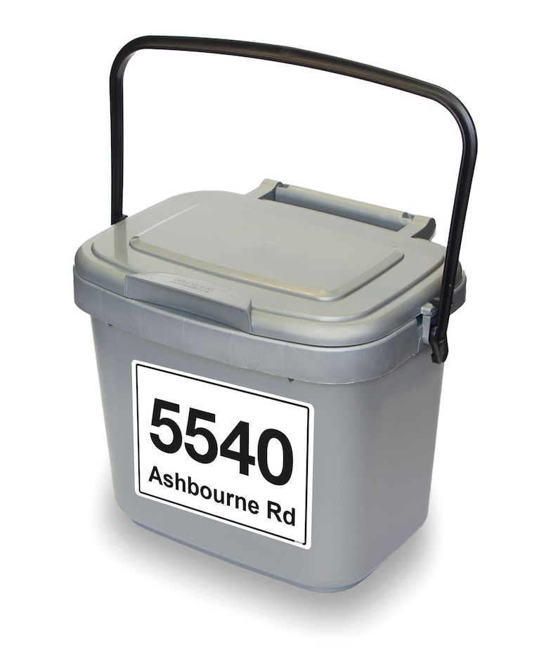 Custom Wheelie Bin Stickers: Personalized Waterproof Vinyl, Set of 4 ...