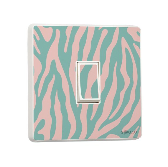 Light Green Zebra Print