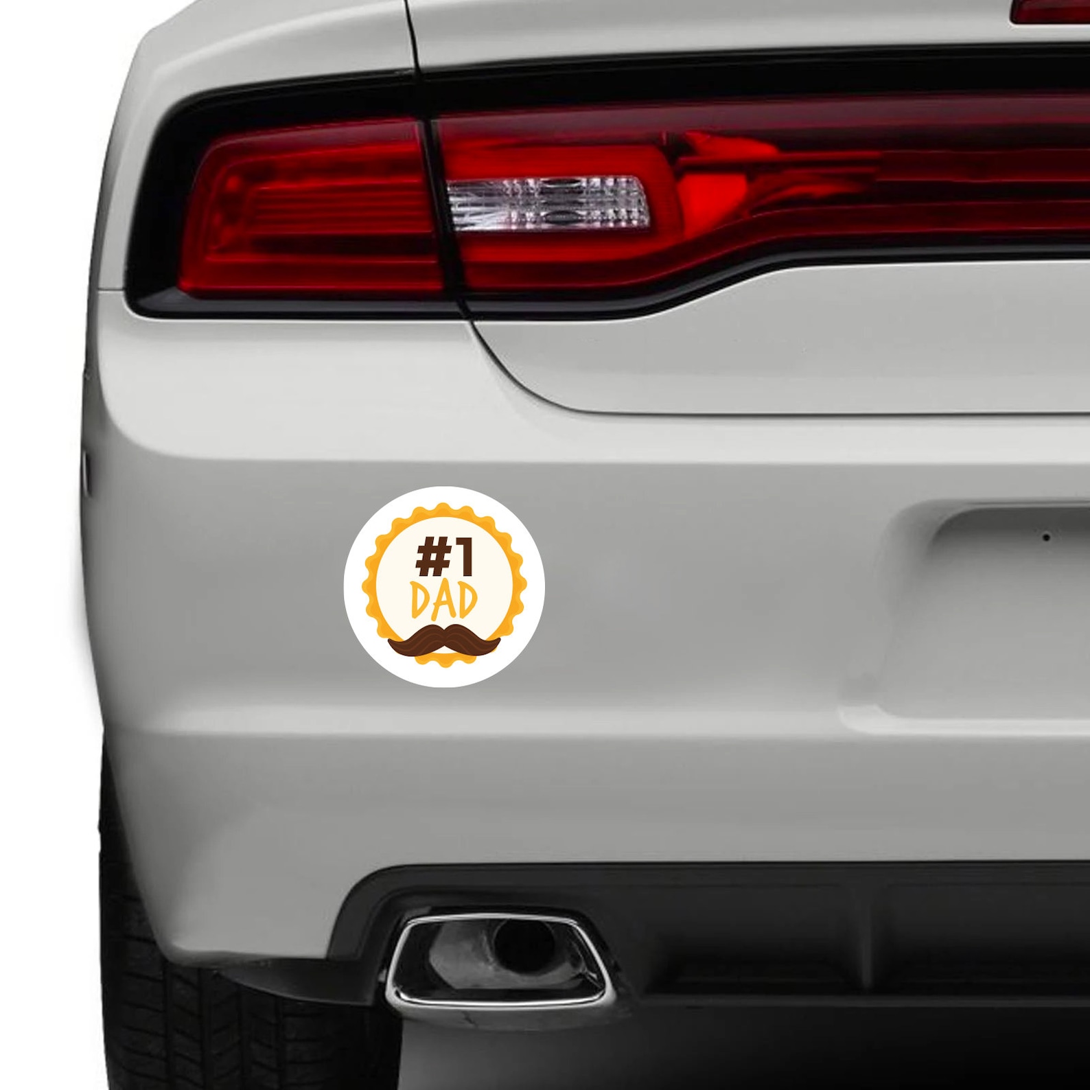 Number 1 Dad Self-adhesive Vinyl Sticker, Fathers Day Sticker Gift - Etsy