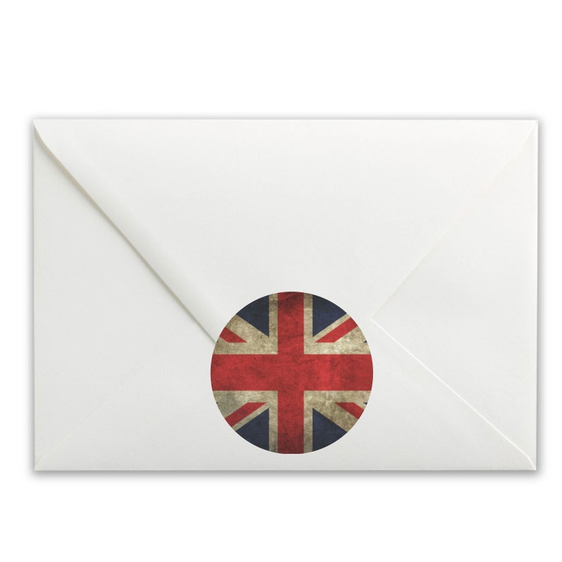 Vintage Union Jack Stickers: British Flag Labels for VE Day - Etsy