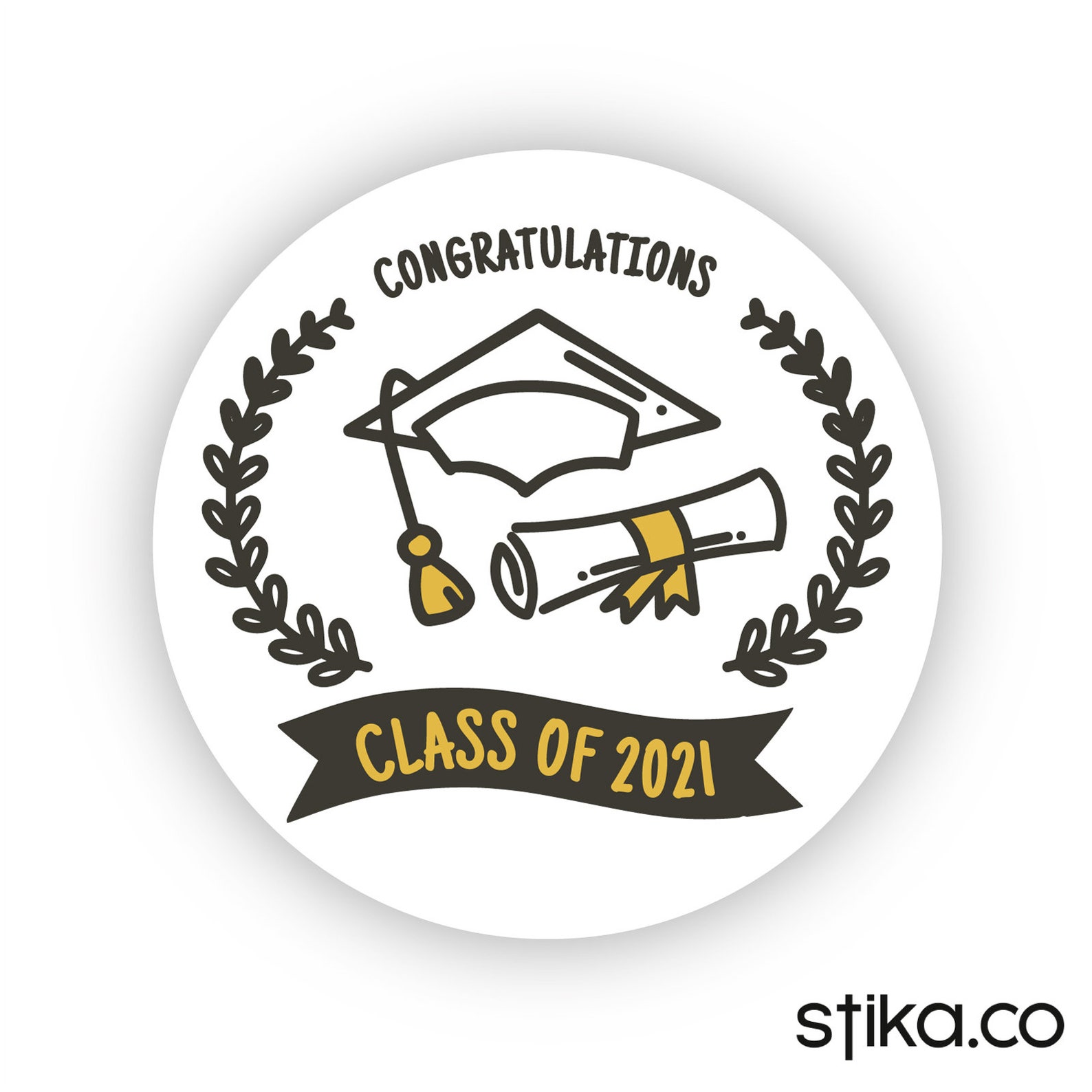Pack of 24 72 240 Paper Labels Graduation 2022 Stickers - Etsy