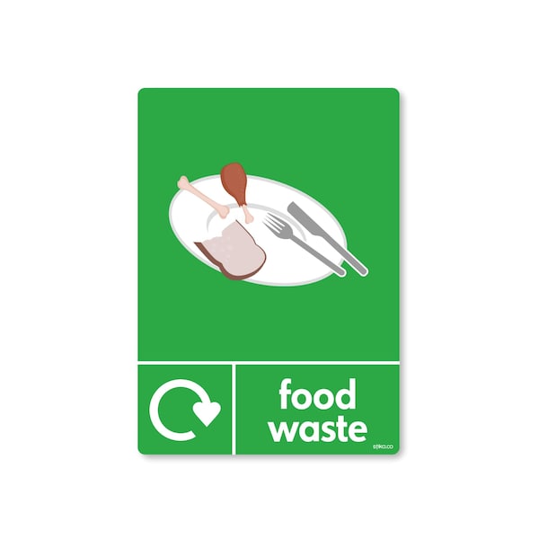 Food Waste Sign - Etsy UK