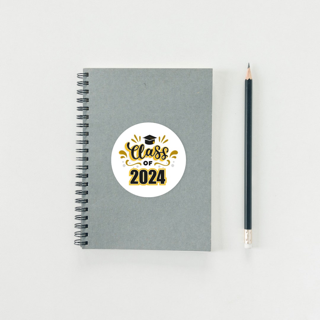 Class of 2024 Graduation Stickers: Self-adhesive Vinyl Decals - Etsy