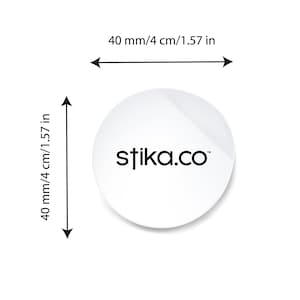 Happy Birthday Stickers: Decorative Paper Labels, 40mm Round - Etsy