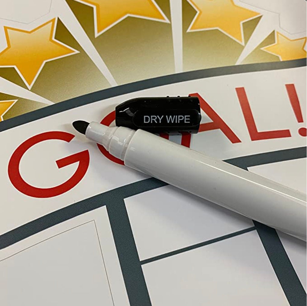 Fundraiser Thermometer Chart: Reusable Goal Tracker, Dry Erase Vinyl - Etsy