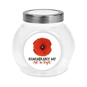 Red Poppy Paper Stickers - 40mm Circular Labels for Remembrance Day ...