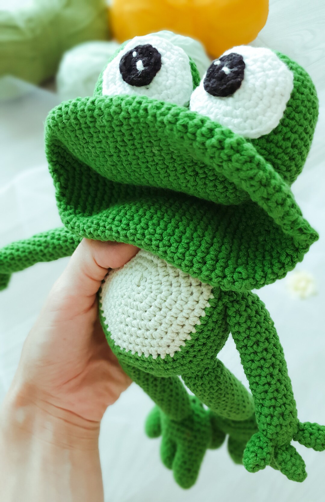 Crochet Frog Pattern Frog Crochet Pattern Amigurumi Pattern - Etsy