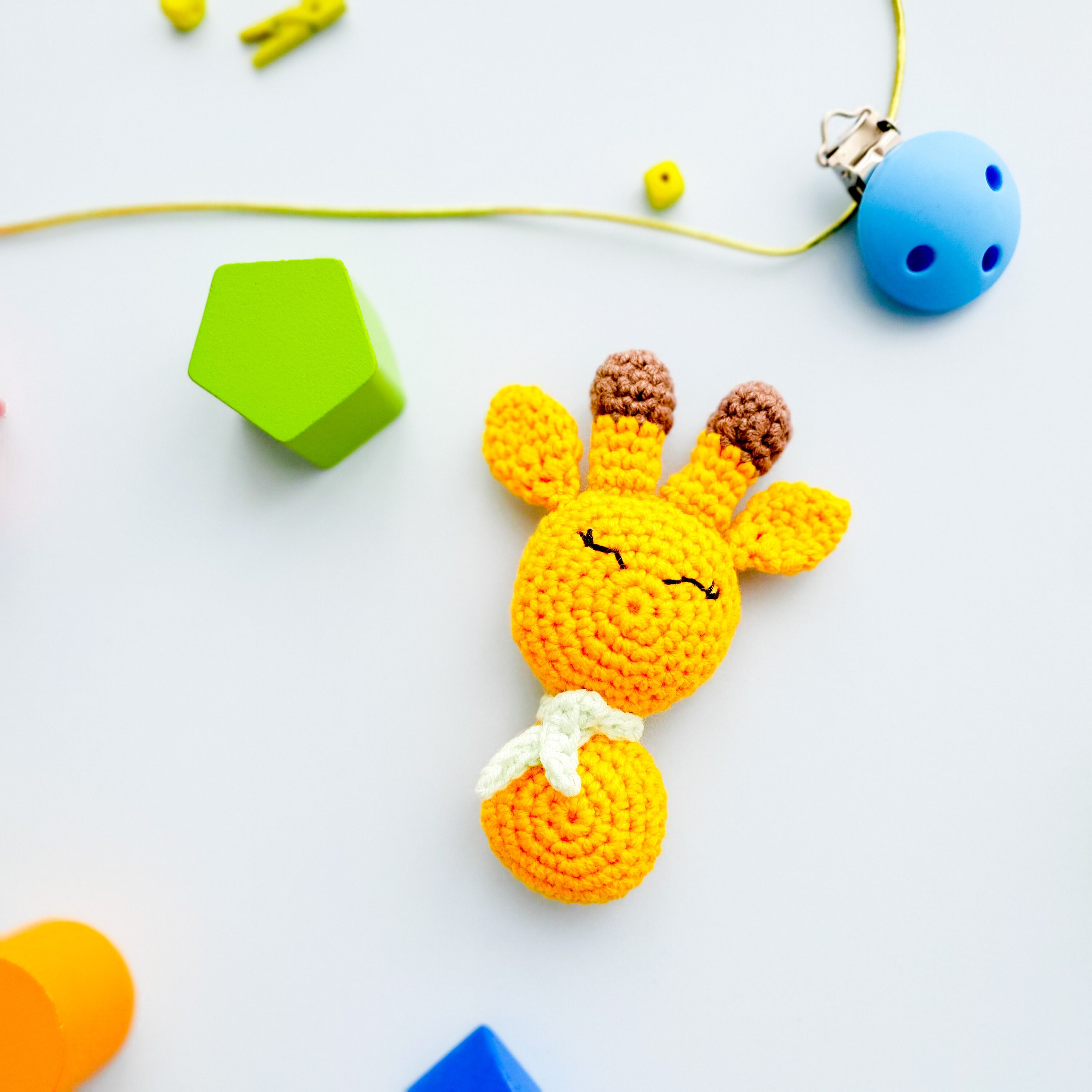 Crochet Pattern Mini Toys Set: Lion Elephant Panda Monkey and Giraffe ...