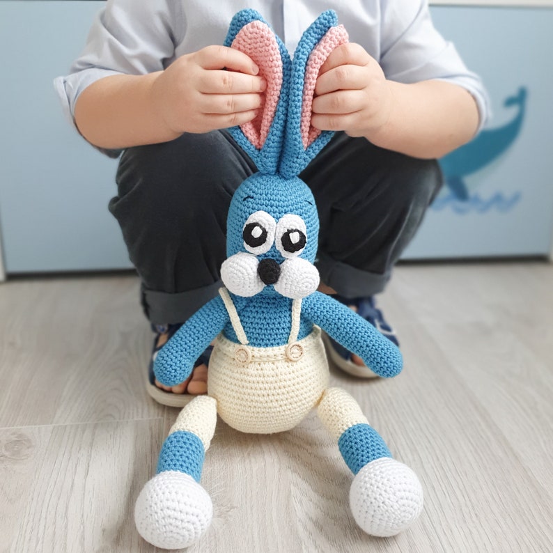 CROCHET PATTERN X Toy Rabbit Crochet Pattern, Easy Crochet Rabbit ...