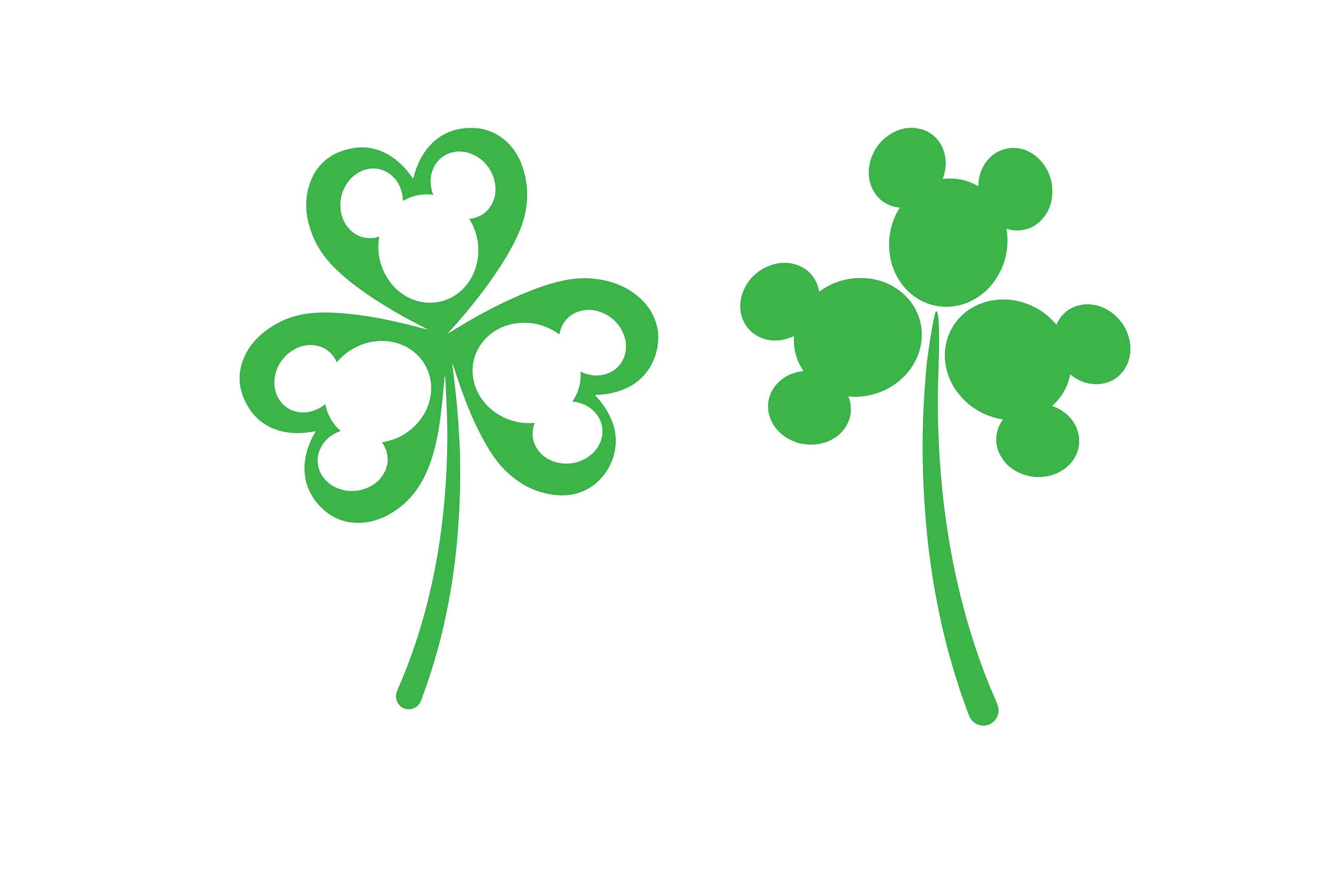 Mickey St Patricks Day Svg Shamrock Mickey Disney Svg Etsy