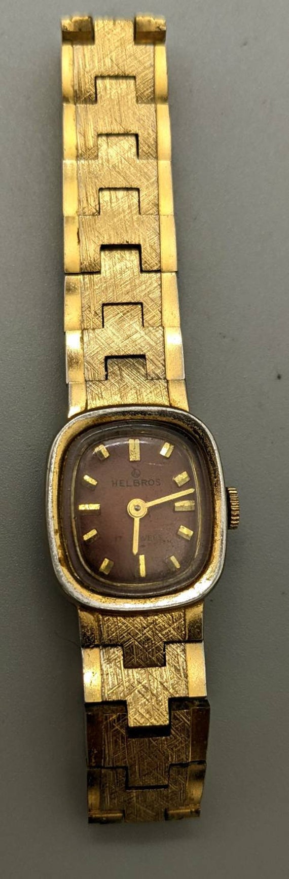 Helbros 17 Jewels Vintage Womens Watch - Gem