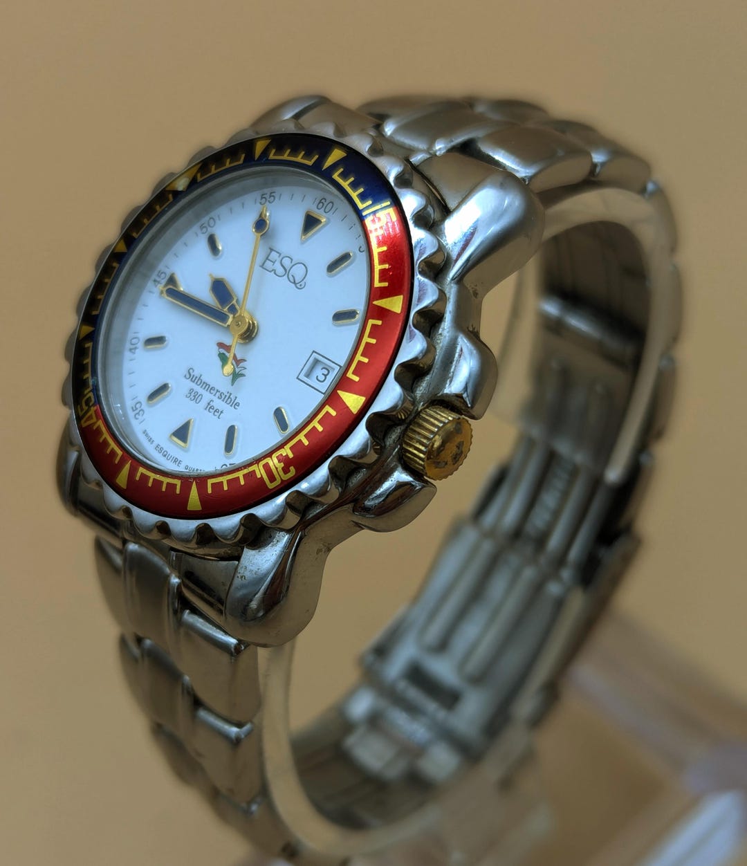 ESQ by Movado Women's Diver Watch Pepsi Bezel - Etsy