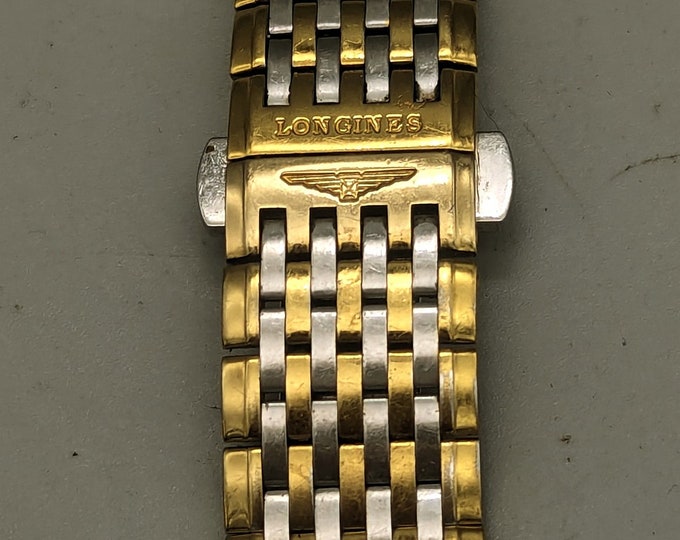 Longines La Grande Classique Two-tone Stainless Steel Watch Band 16mm ...