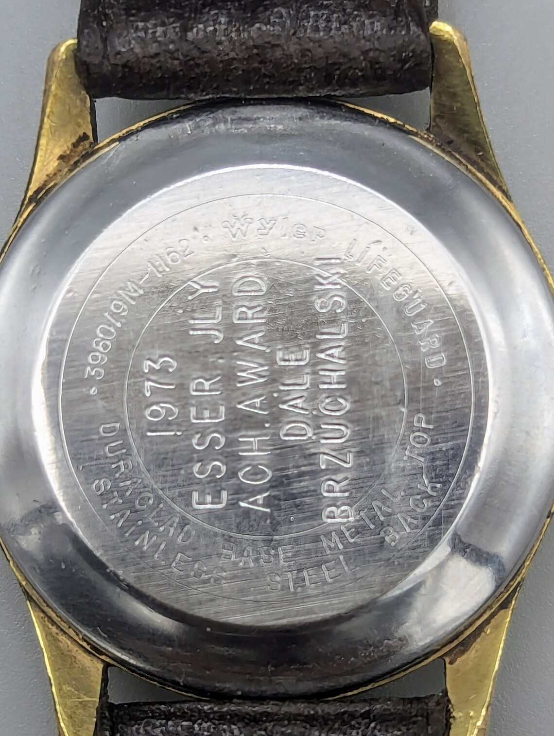 Vintage WYLER LIFEGUARD Mechanical Swiss Watch 32mm - Etsy