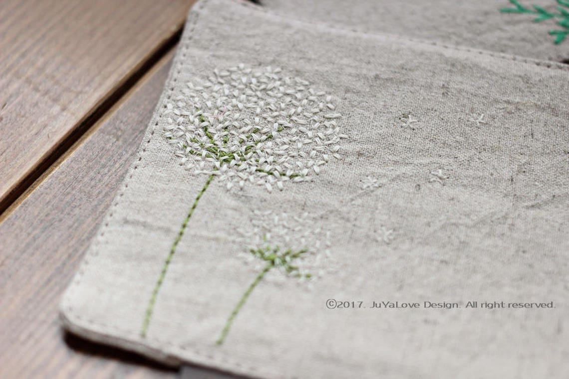 Machine Embroidery Pattern, Dandelion Embroidery, Wild Flower ...